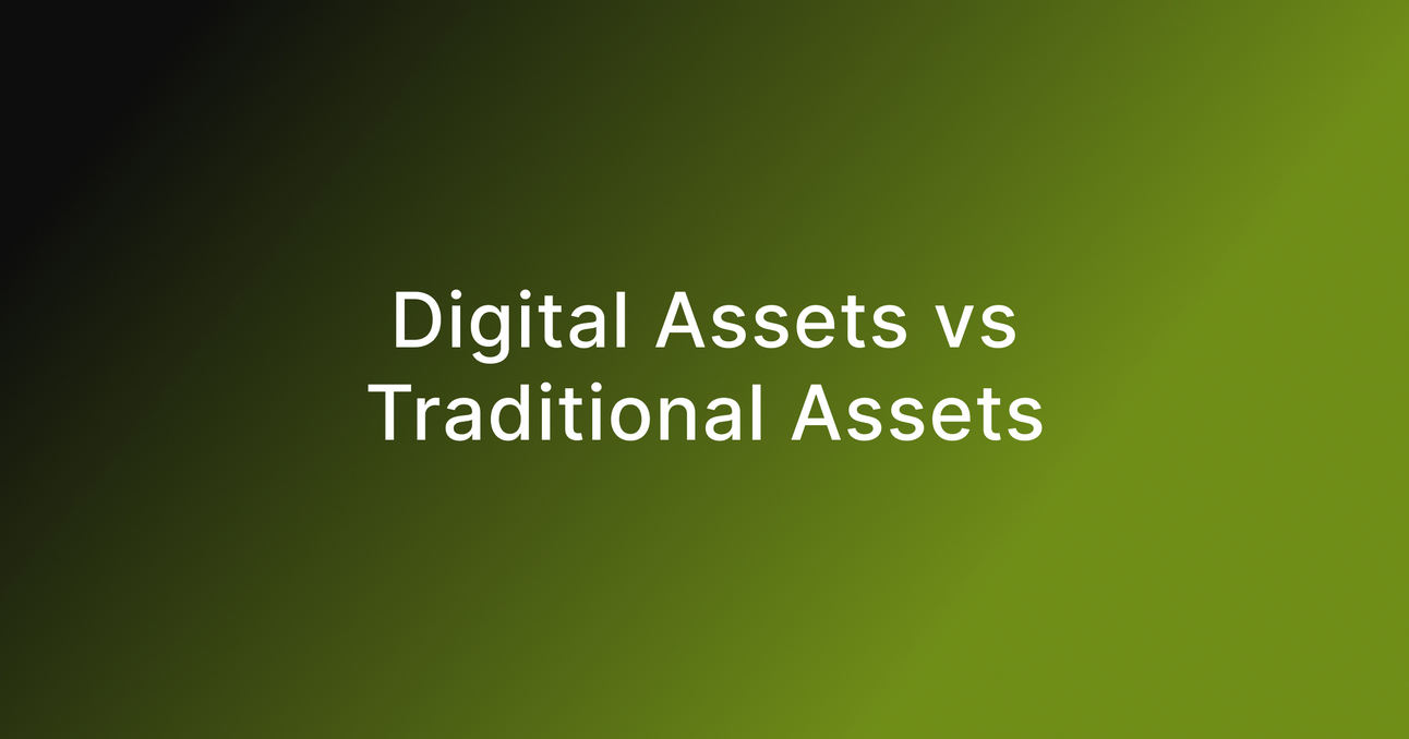 Digital Assets vs Traditional Assets | The DeFi Report