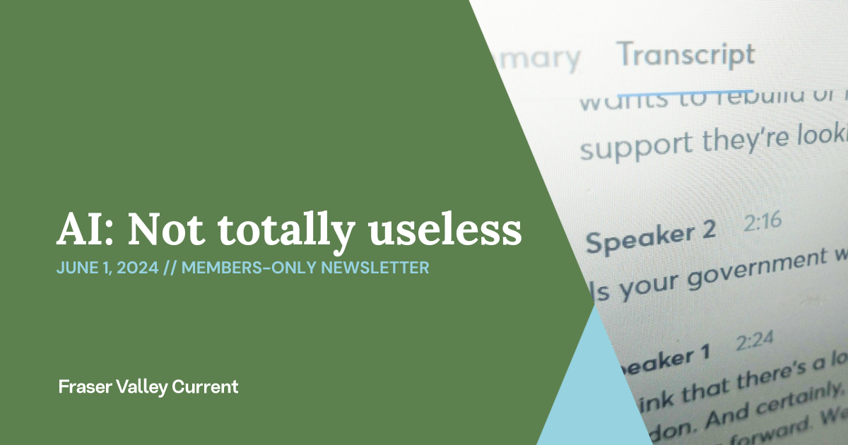 FVC Weekend Edition—AI isn't totally useless