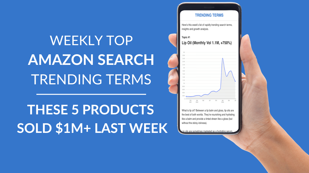 Amazon Trending Search Terms - Jan 02nd 2023
