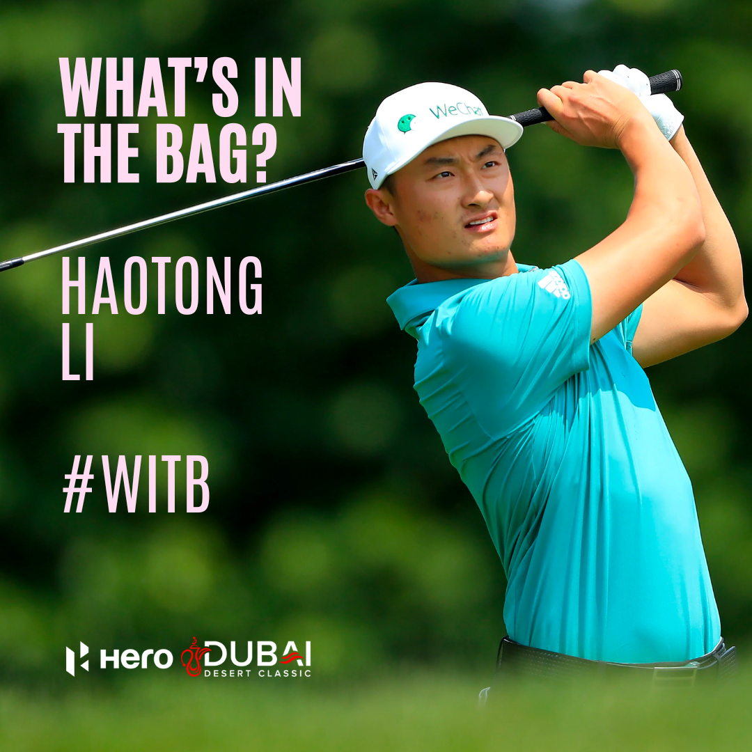 Haotong Li What's In The Bag? WITB 1/21/24