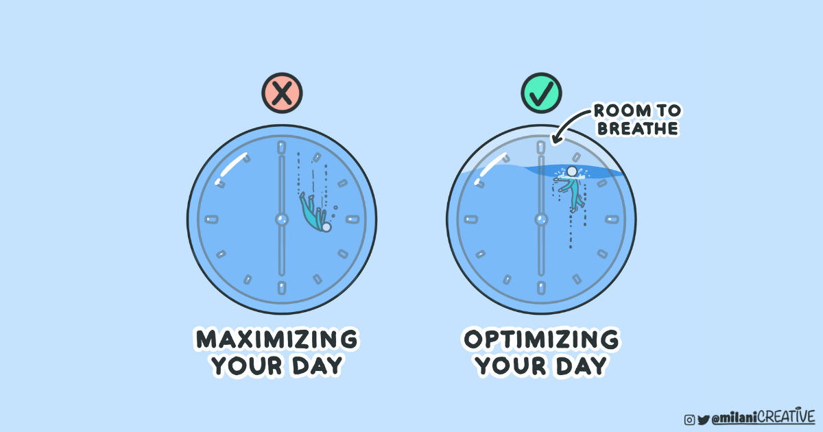 Maximizing vs Optimizing Your Day