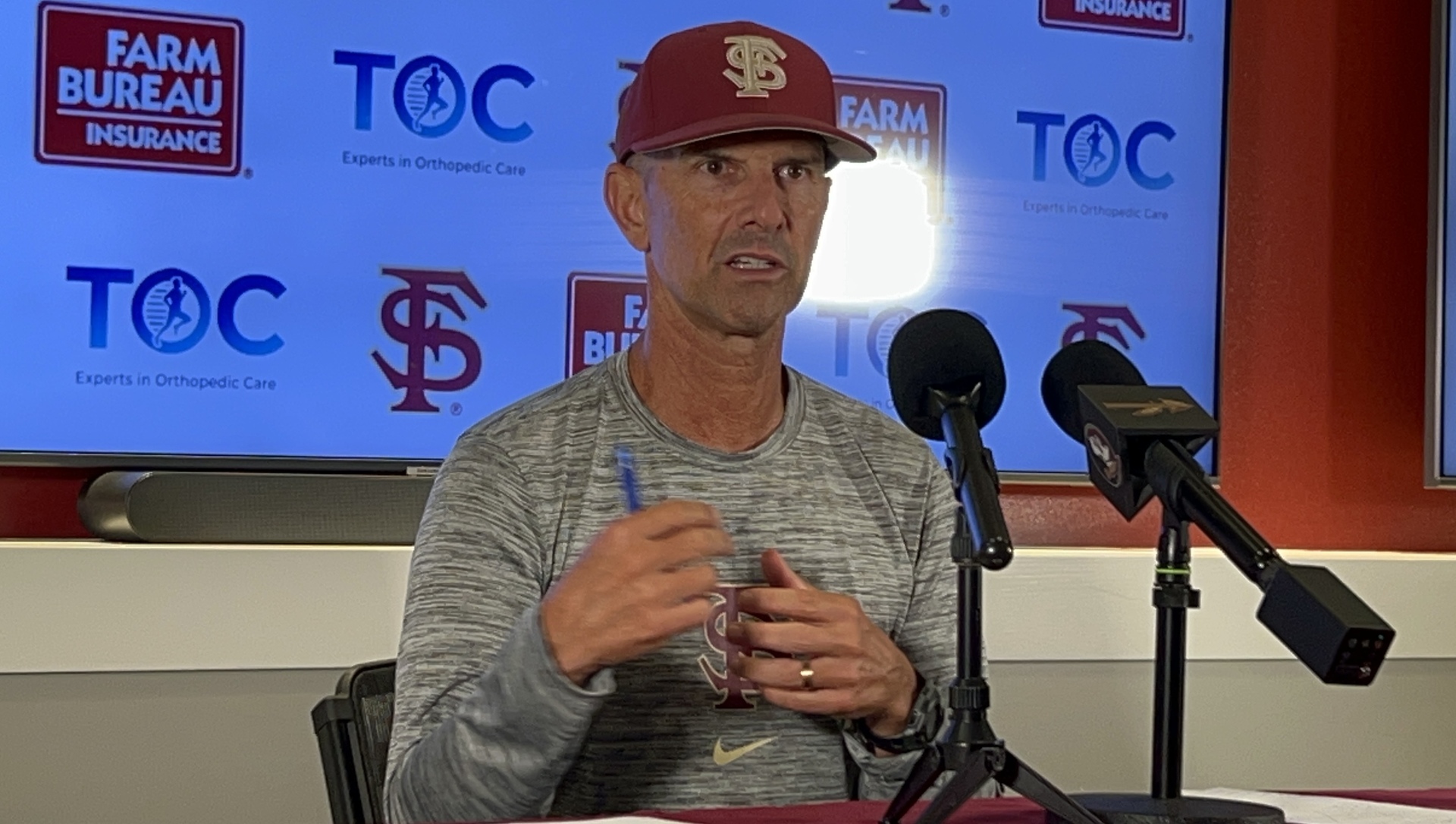 Link Jarrett discusses new-look roster, Myles Bailey, deep FSU pitching ...