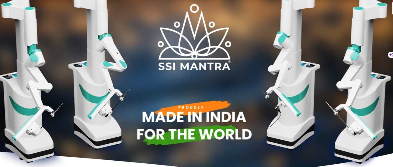 SS Innovations’ SSi Mantra Surgical Robotic System used to perform ...