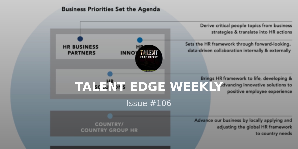 Talent Edge Weekly - Issue #106