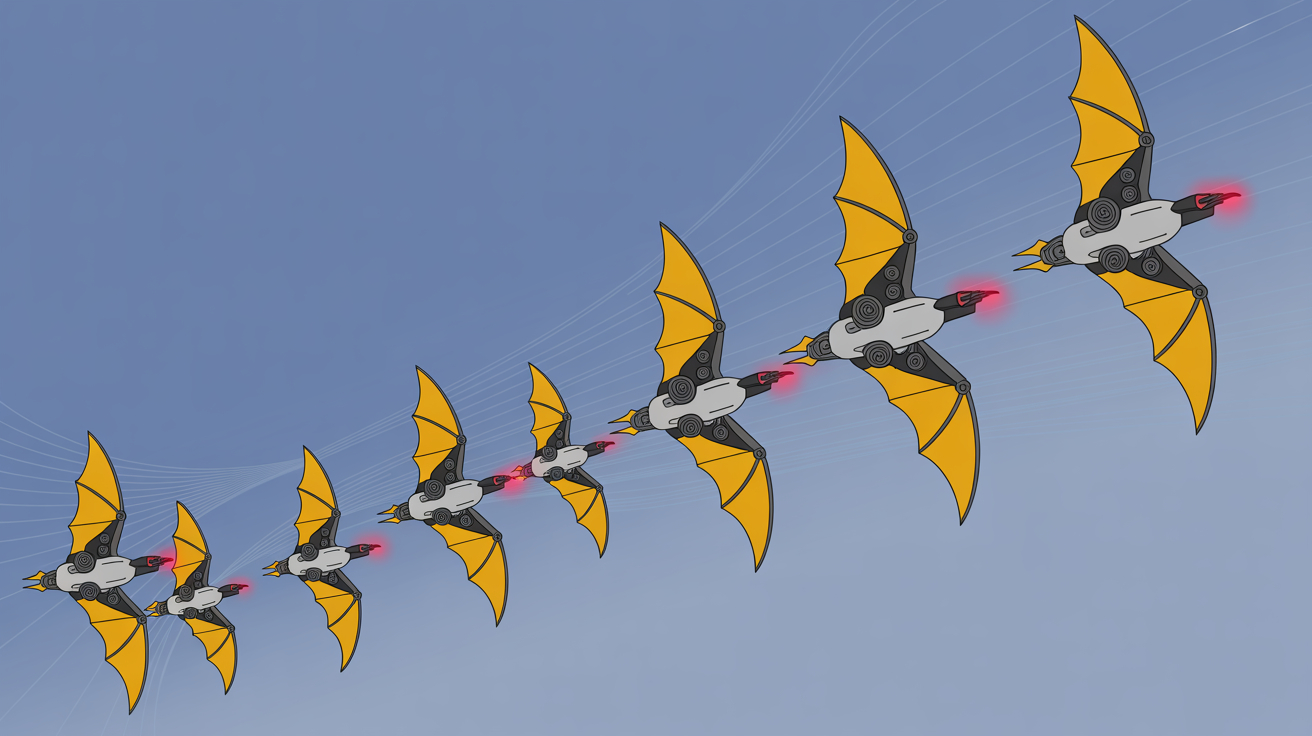 Winged robo-birds take flight