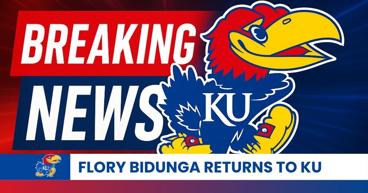 🚨Breaking: Flory Bidunga Returns to Kansas