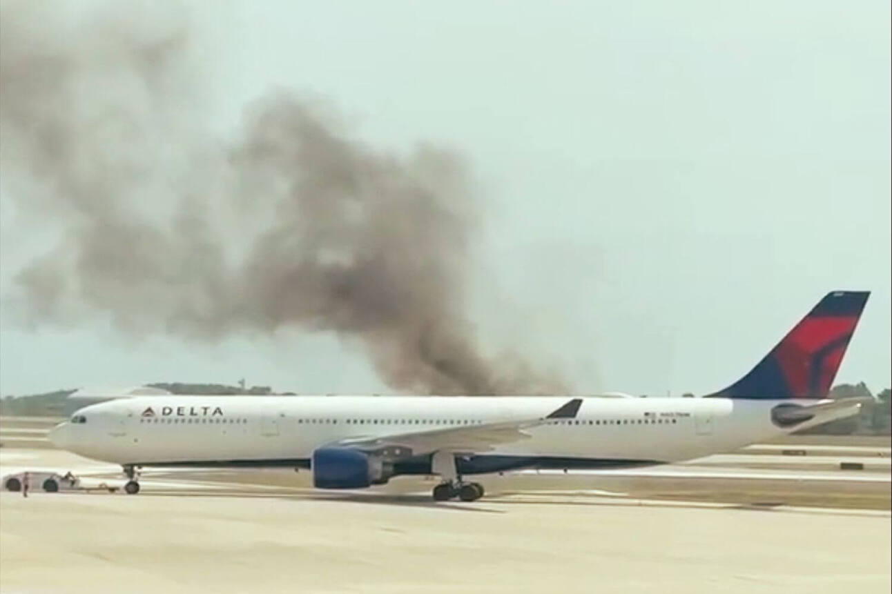 Passengers Evacuate After Delta Jet Erupts in Flames at Orlando Airport