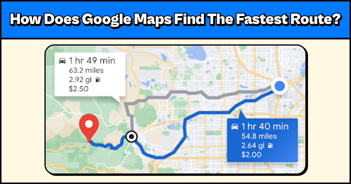 How Google Maps Finds the Fastest Route: Dijkstra, A*, and More