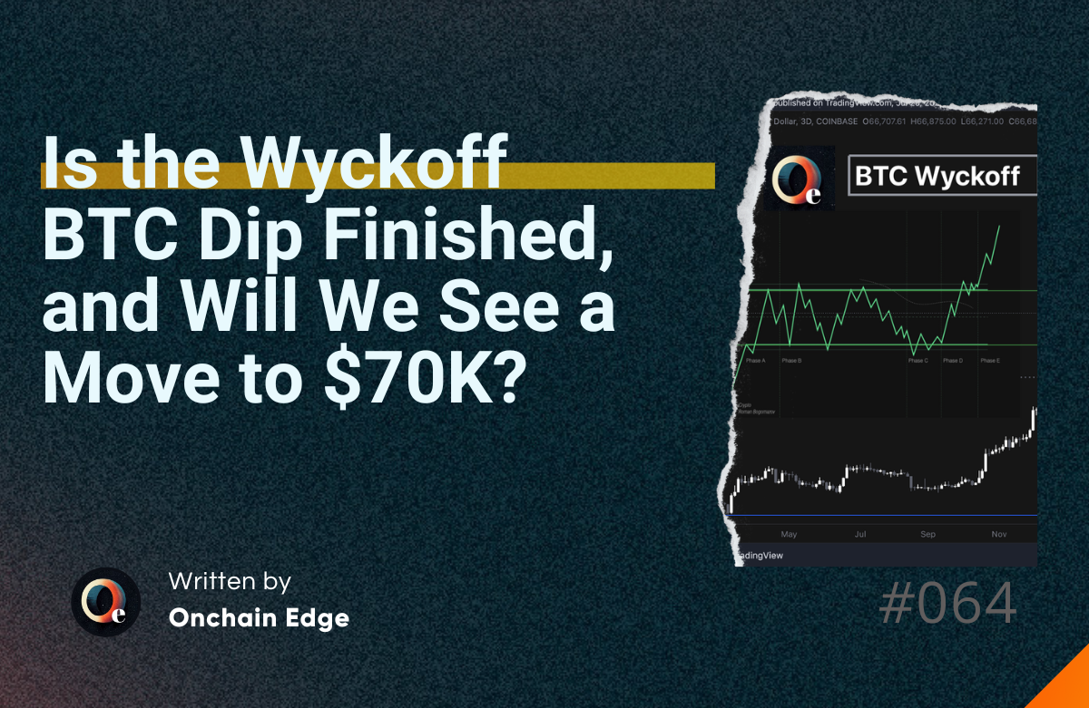 #064 - Is the Wyckoff BTC Dip Finished, and Will We See a Move to $70K?