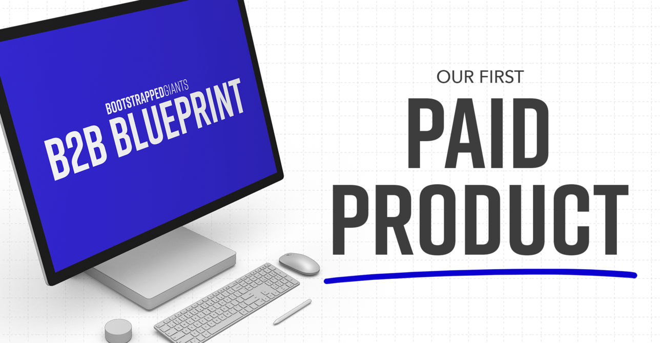 How we created our first paid product