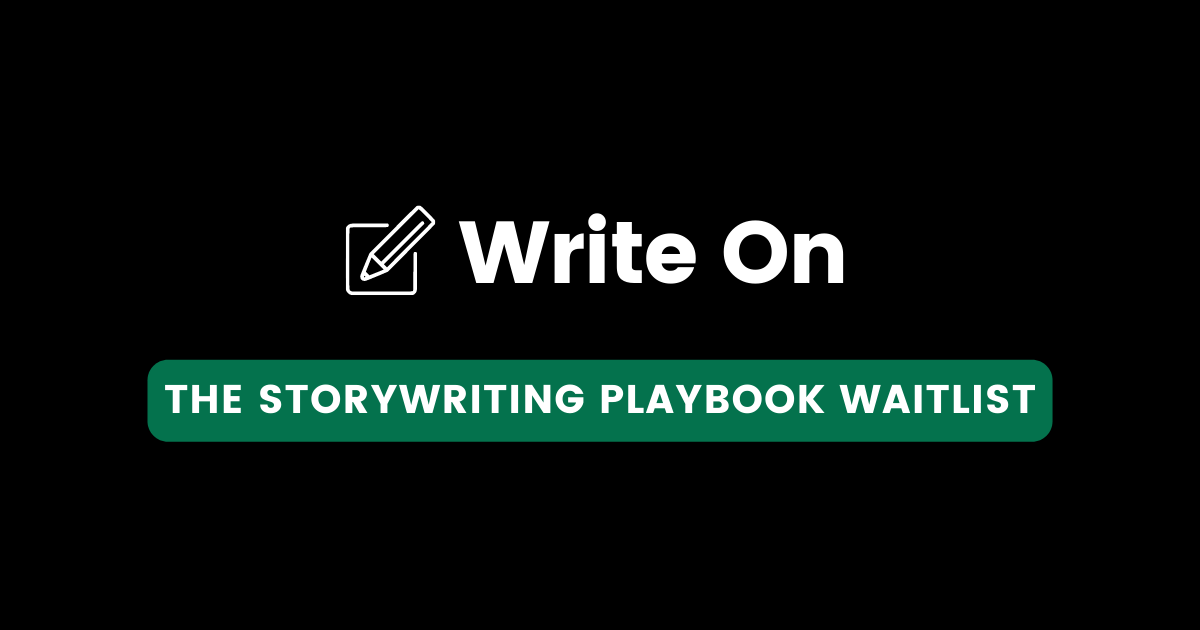 The Storywriting Playbook Waitlist