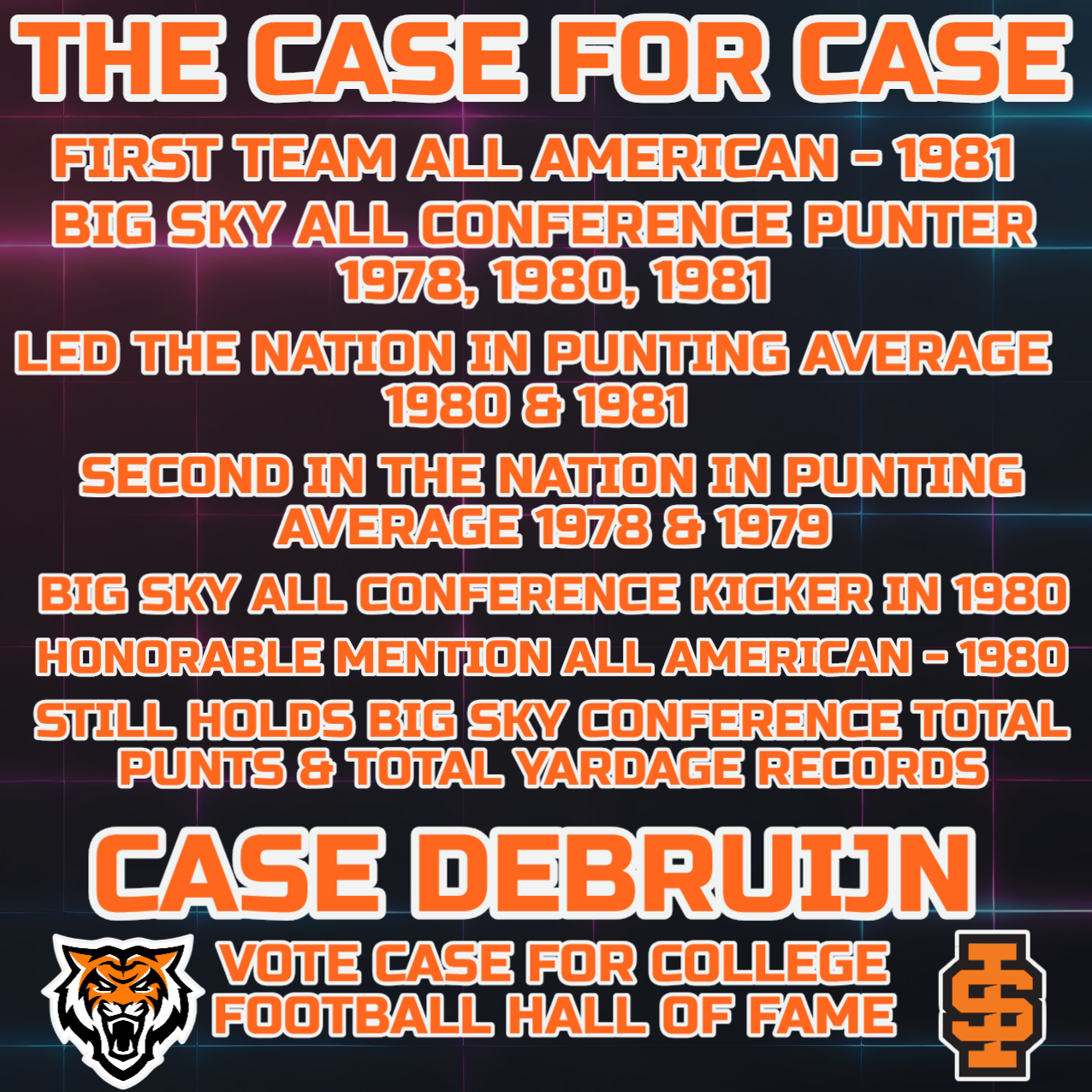 The Case for Case - Vote Case DeBruijn for the College Football Hall of ...