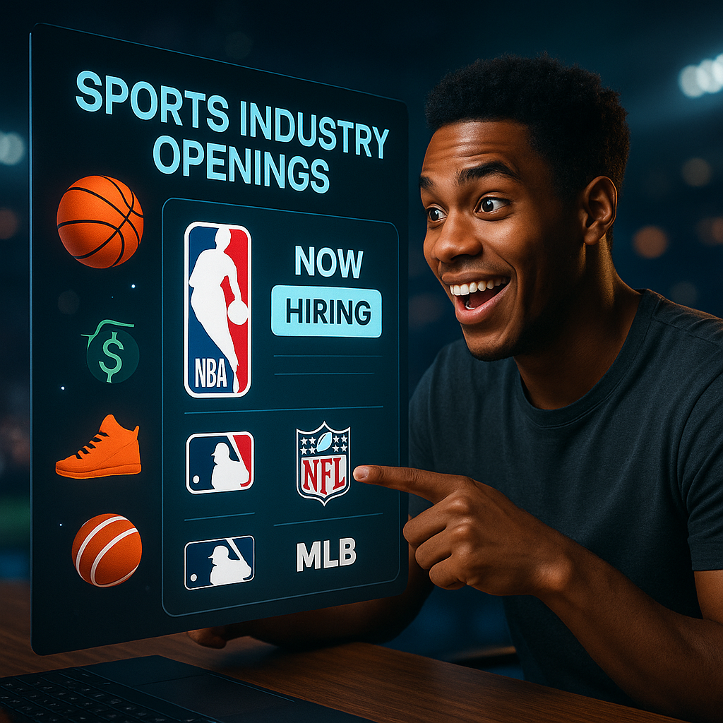 🚀 Top Sports Industry Openings Just Dropped (NBA, WNBA + More)
