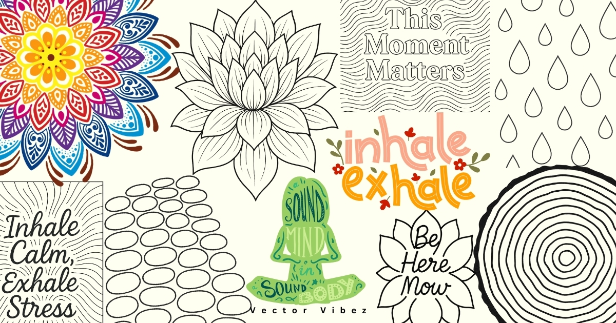 🧘 Mindfulness Coloring Book: 30 Free Pages for Inner Peace!