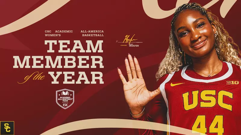 Two USC Trojan athletes earned awards that put them in the USC history ...