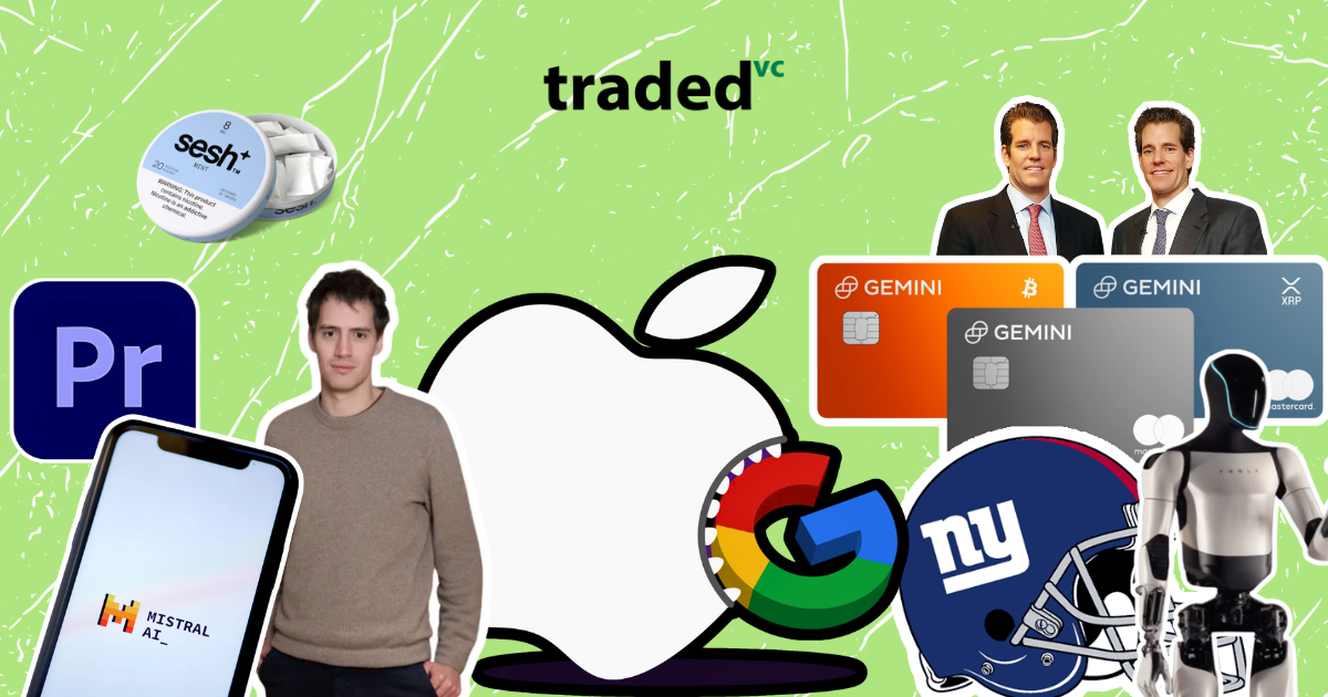 Apple’s AI Search Engine, Gemini Targets $2.22B IPO, Mistral AI Soars to $14B, & Sesh Raises ...