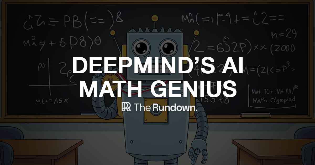 DeepMind's AI math genius
