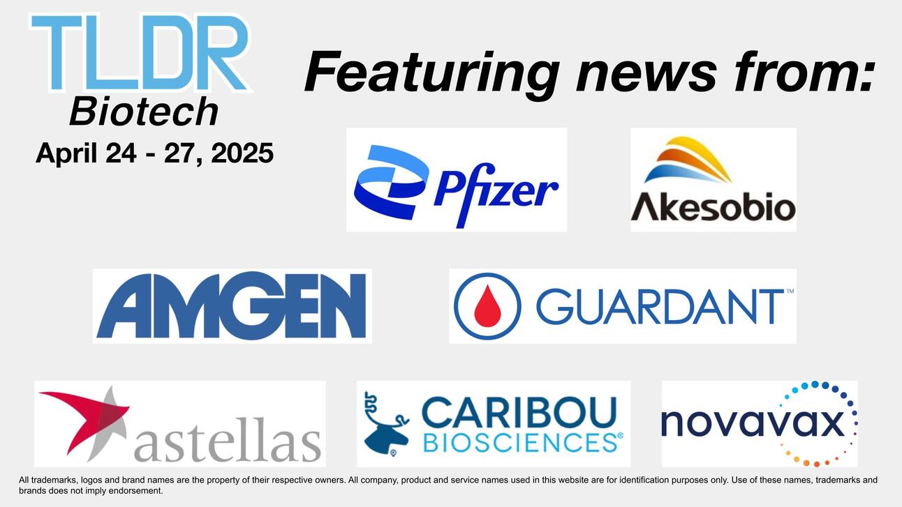 Biotech & Pharma Updates | April 24 - 27, 2025
