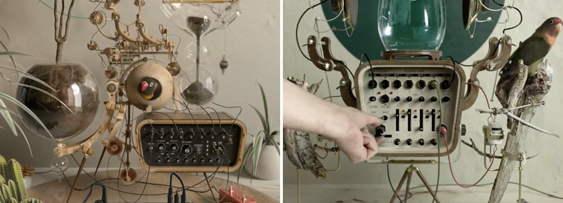 Creative Genius Builds Abstract Music Machines