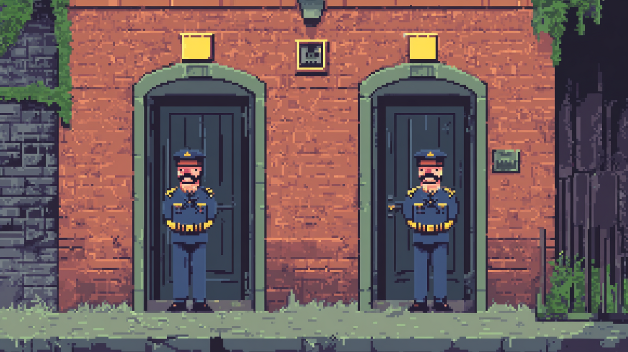 🔐 Two Guards. Two Doors. One Question 🧠