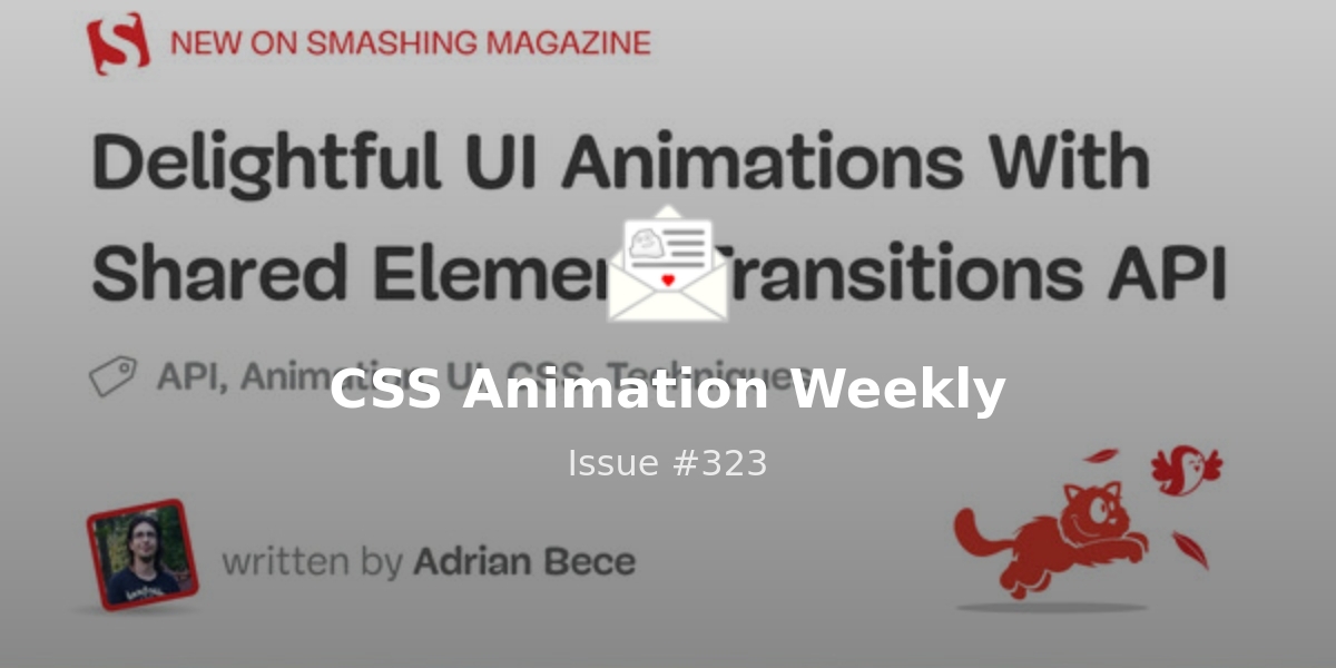 CSS Animation Weekly #323