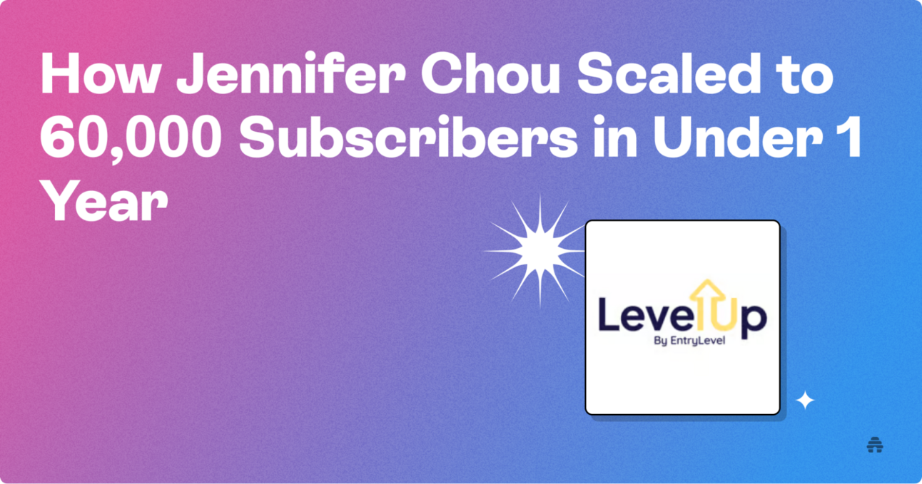 How Jennifer Chou Scaled to 60,000 Subscribers in Under 1 Year