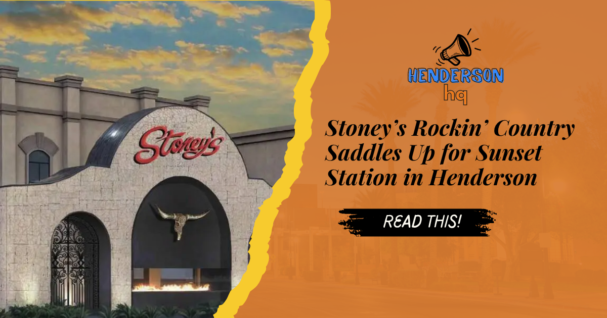 Stoney’s Rockin’ Country Saddles Up for Sunset Station in Henderson