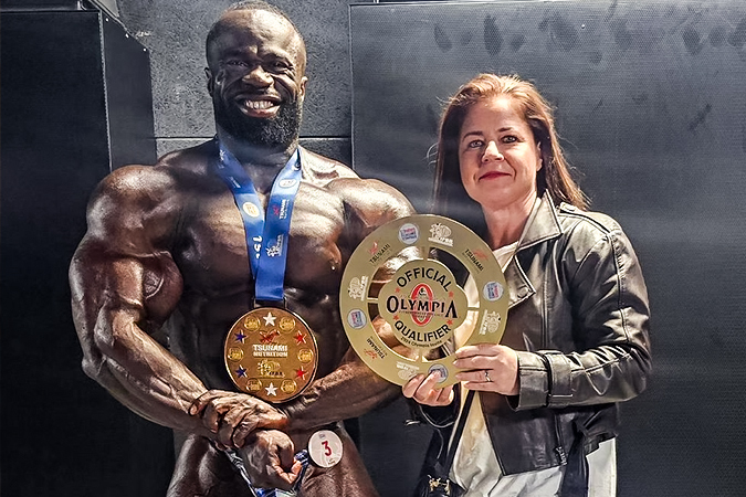 Samson Dauda Triumphant at the 2024 Tsunami Pro Bodybuilding Show
