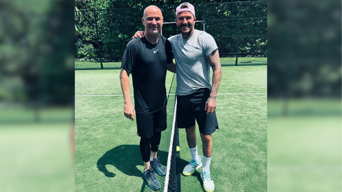 David Beckham’s "Bucket List" Meeting with Tennis Legend