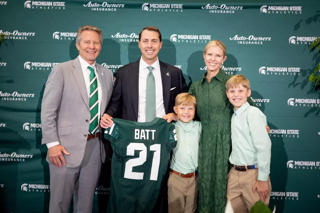 The very first press conference with new director of athletics Michigan ...