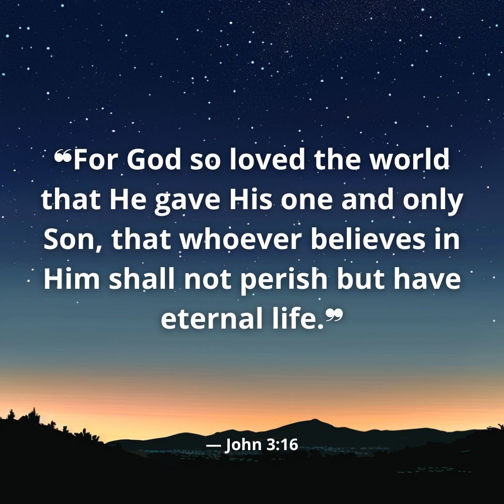 🙏 Verse of the Day: John 3:16