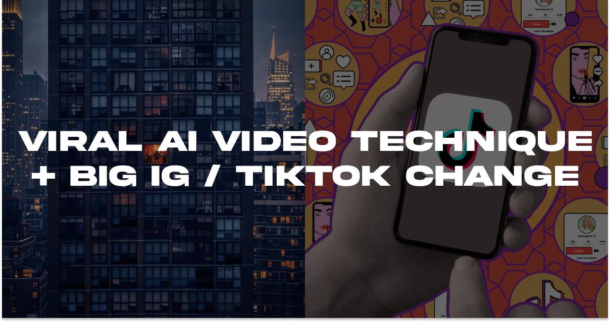 Viral AI Video Technique + TikTok's Big Creator Changes