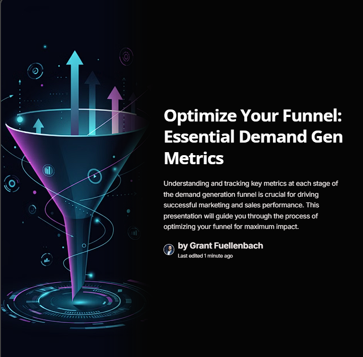Optimize Your Funnel: Essential Demand Gen Metrics at Every Stage