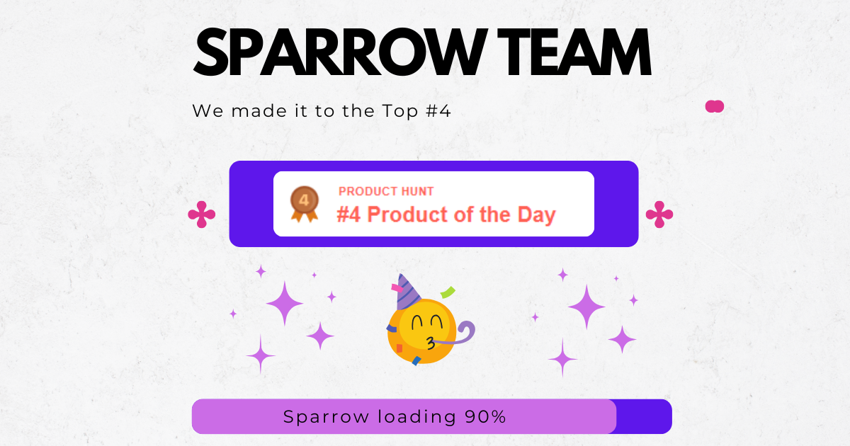 Sparrow Takes Flight on Product Hunt!