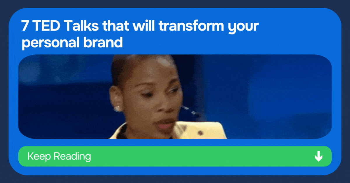 7 TED Talks that will transform your personal brand