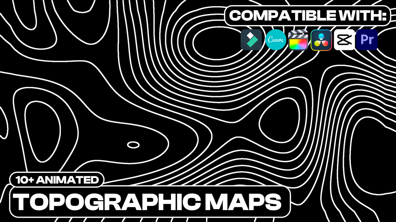🌎 FREE Typographic Map Patterns