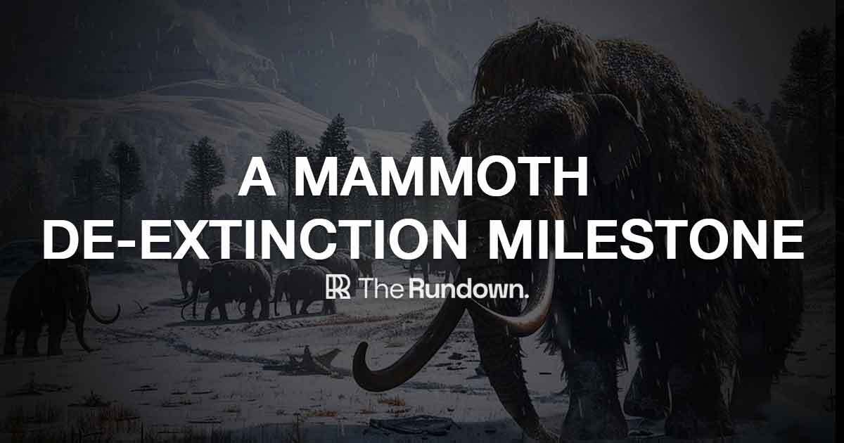 Mammoth resurrection tech