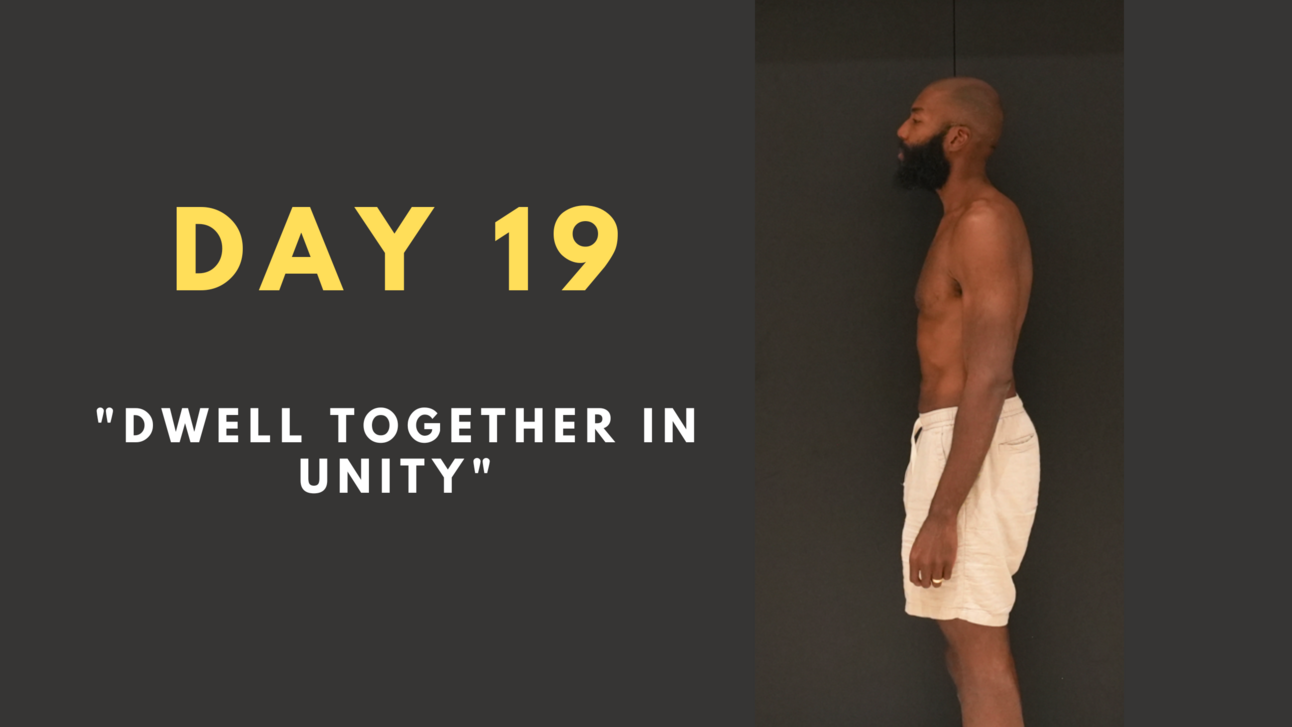 Day 19 - Dwell Together in Unity