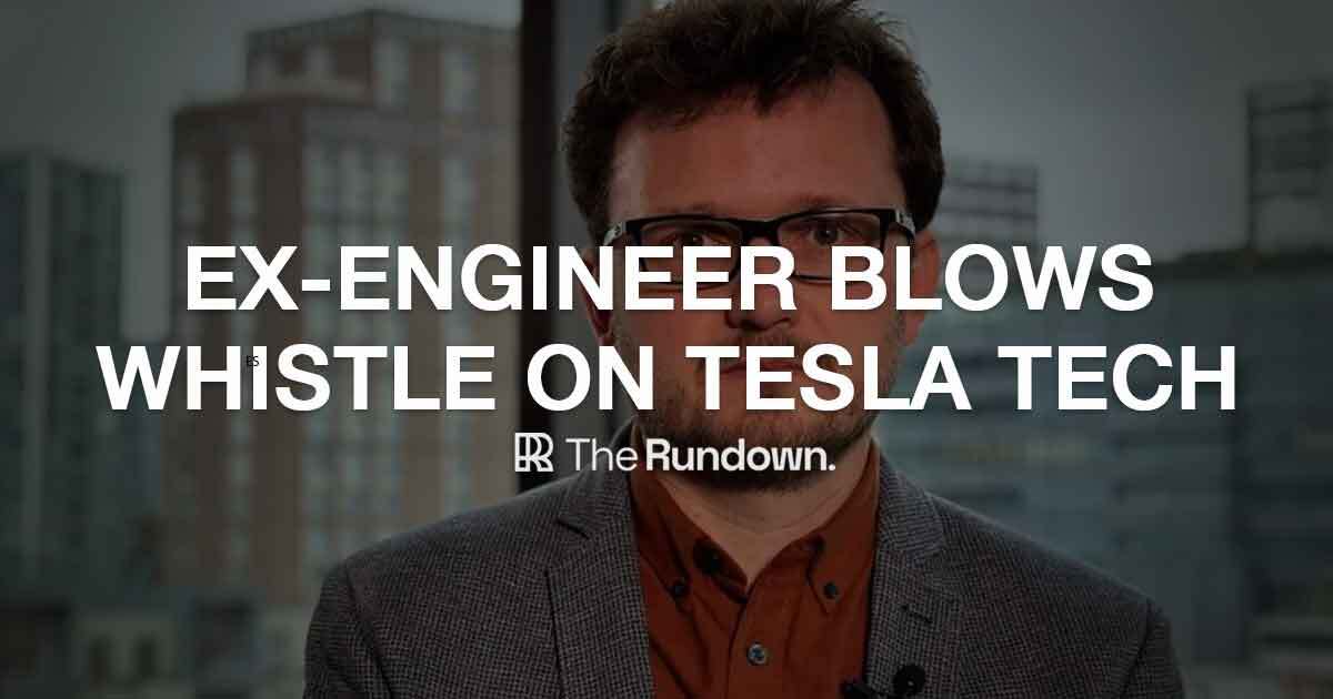 Ex-Tesla engineer sounds alarm 🚨