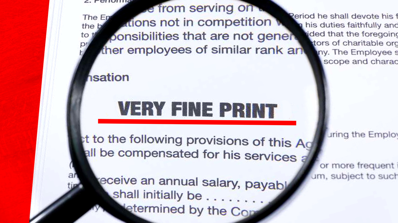 🚨 Big Mistakes You're Making By NOT Reading the Fine Print