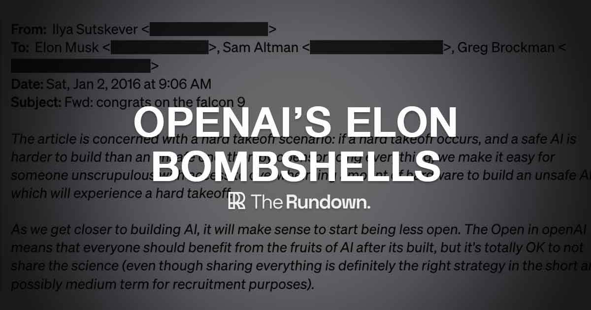 OpenAI reveals insider emails