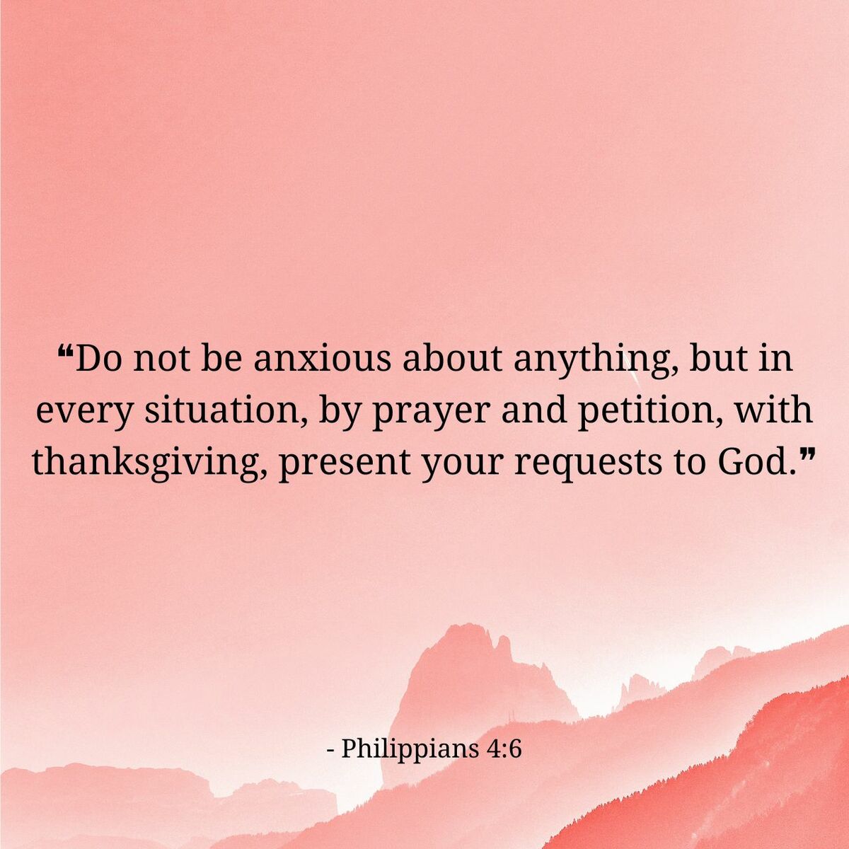 Verse of the Day: Philippians 4:6