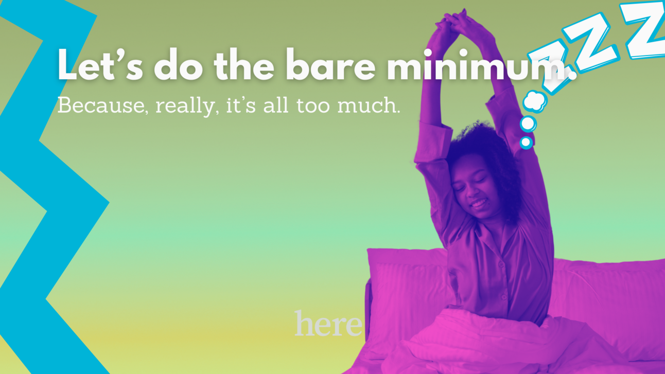 💚 The Bare Minimum Mental Health Challenge is here*