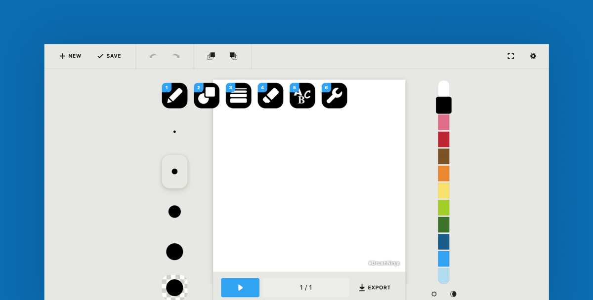 Create Animated Gif’s With Brush Ninja