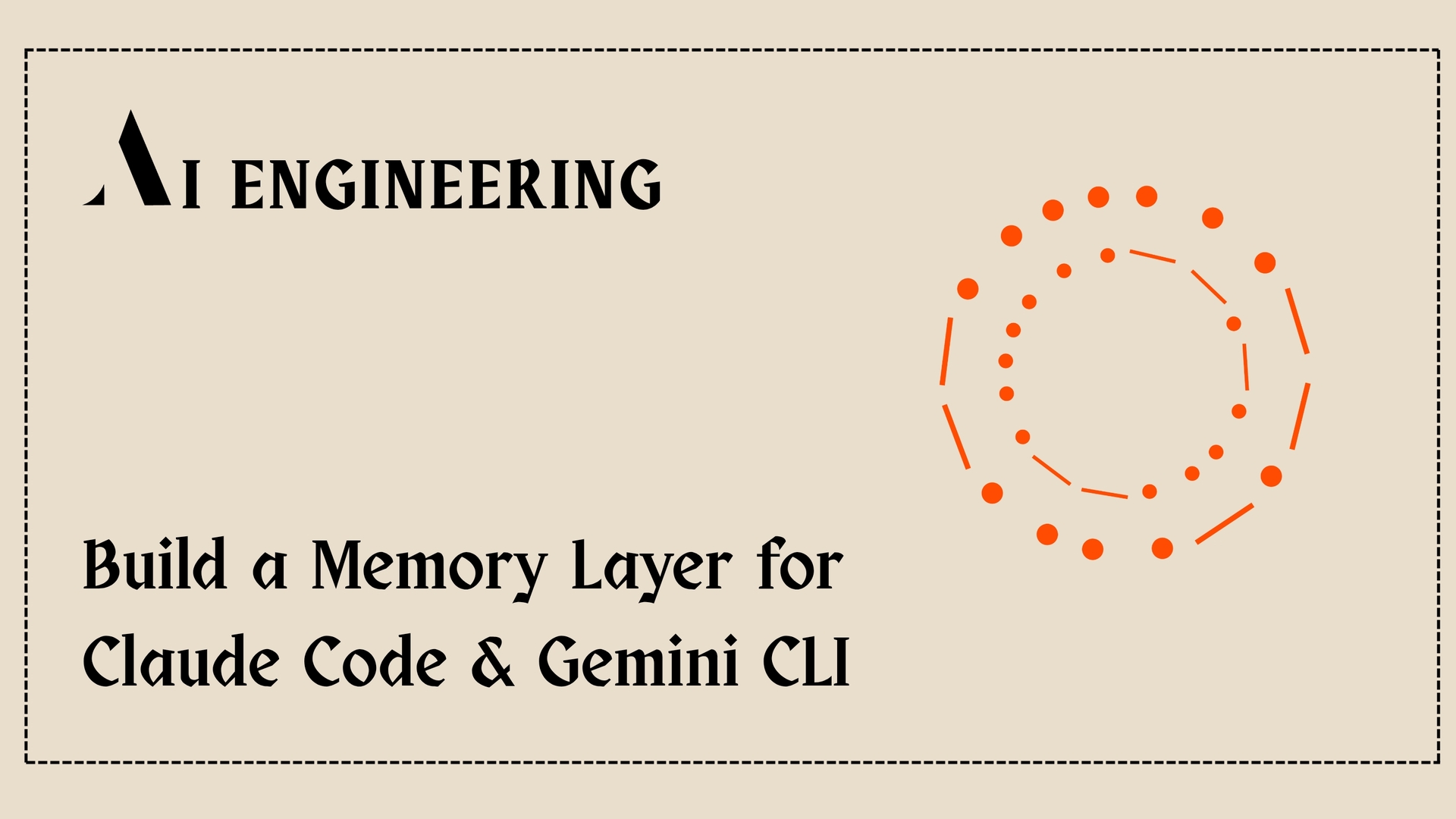 [Hands-on] Build a Memory Layer for Claude Code & Gemini CLI