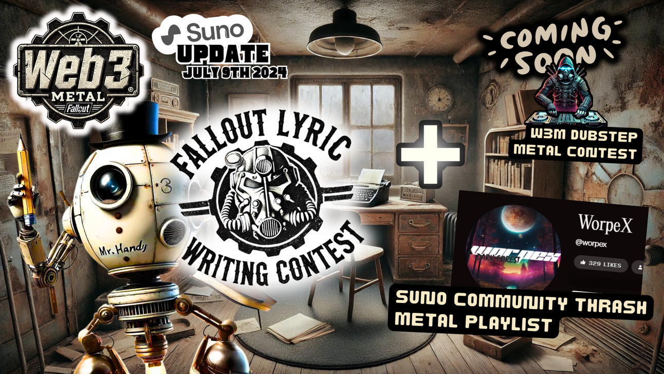 Enter Our Suno Fallout Music Lyric Writing Contest for a Chance to Win