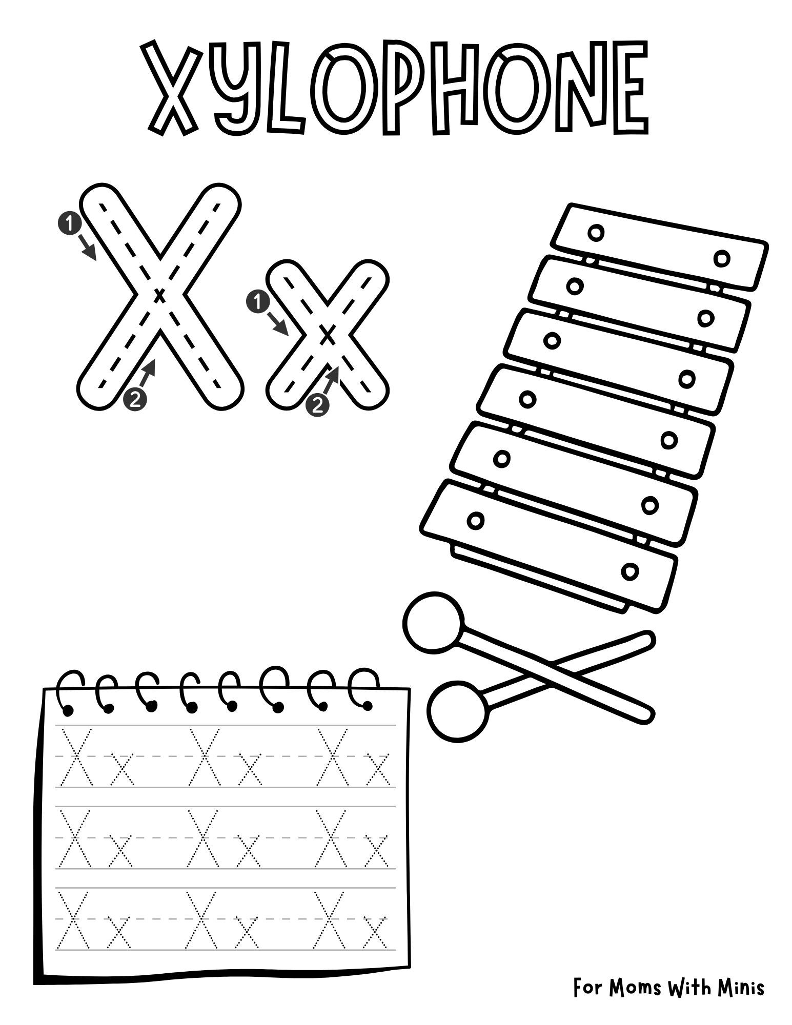 The Letter X is for Xylophone