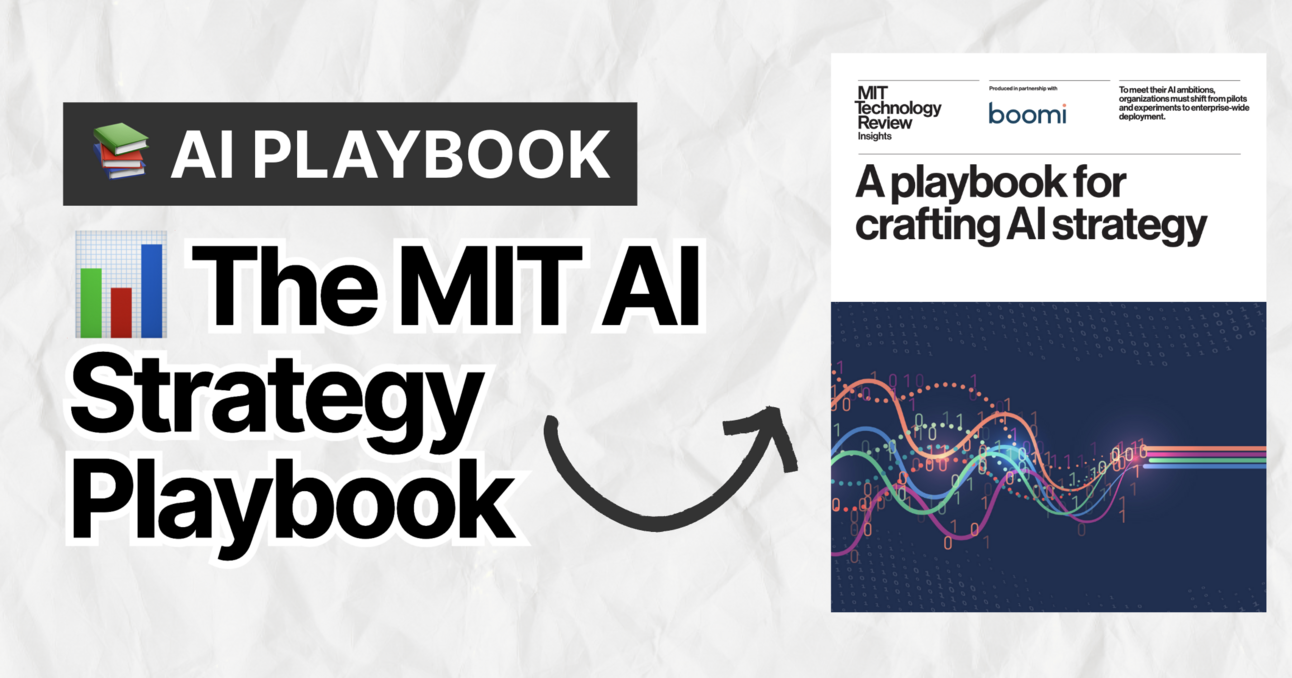 📊 The MIT AI Strategy Playbook