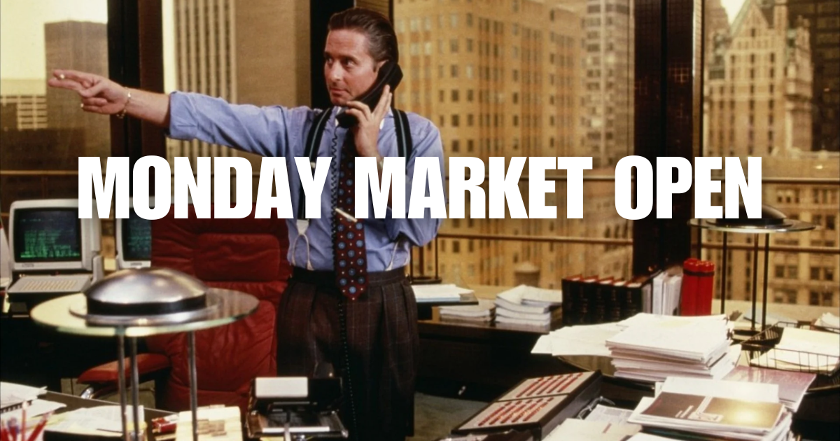 Monday Market Open