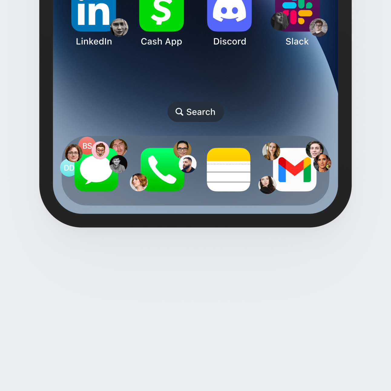 iMessage photo notification indicator